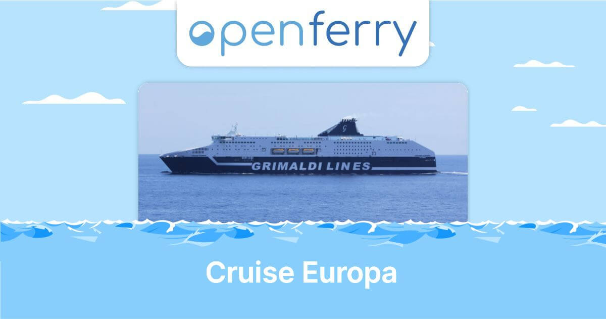 Cruise Europa Live Tracking, Information & Tickets | Grimaldi Lines | Openferry