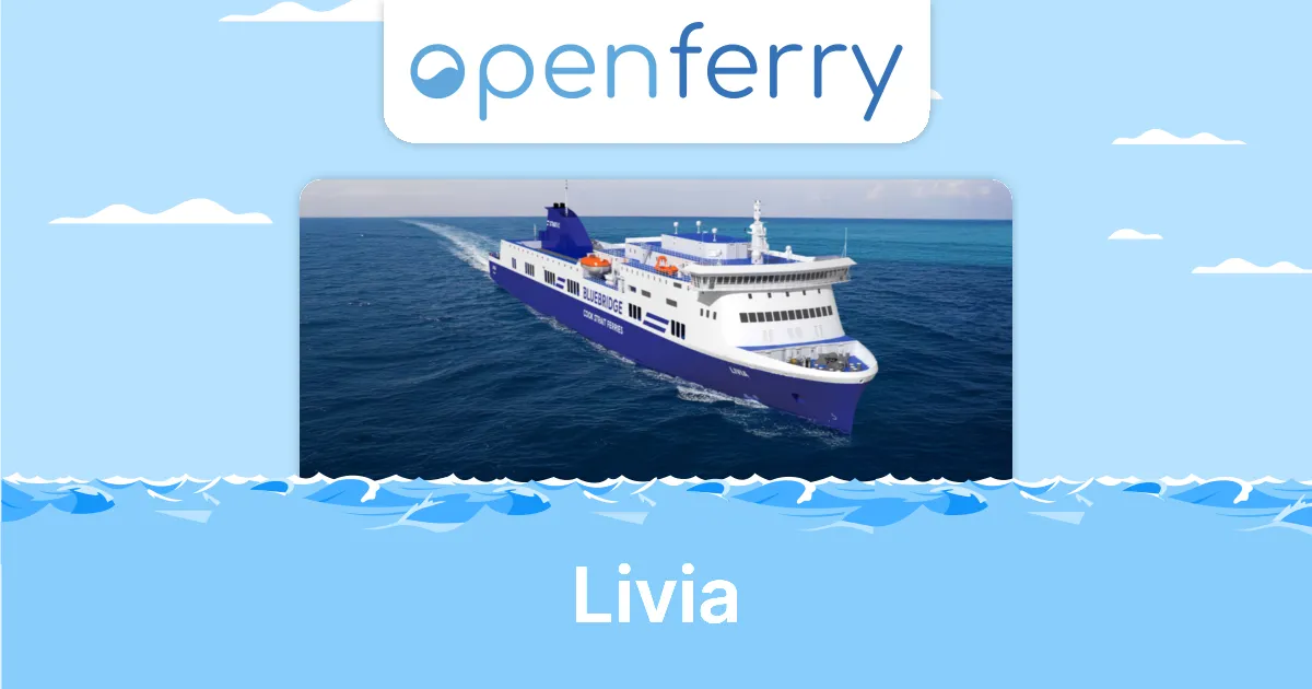 Livia Live Tracking, Information & Tickets | Bluebridge | Openferry