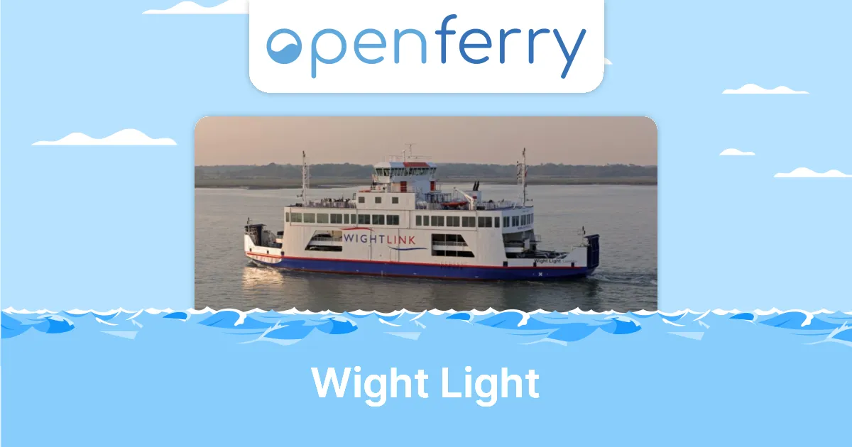 Wight Light Live Tracking, Information & Tickets | Wightlink | Openferry