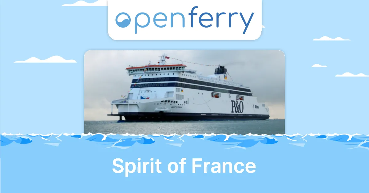 Spirit of France Live Tracking, Information & Tickets | P&O Ferries ...