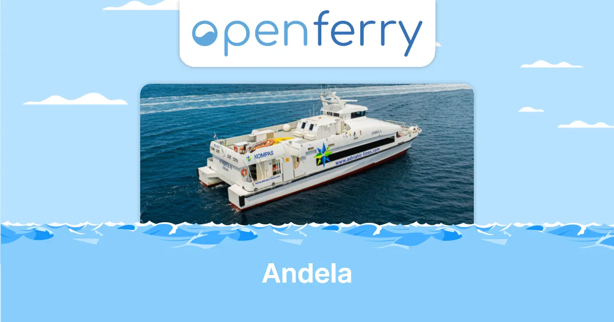 Andela Live Tracking, Information & Tickets | Kompas | Openferry