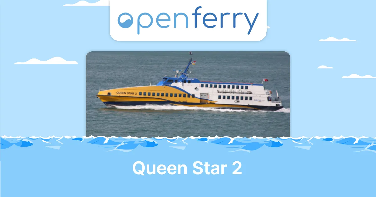 Queen Star 2 Live Tracking, Information & Tickets | Sindo Ferry | Openferry