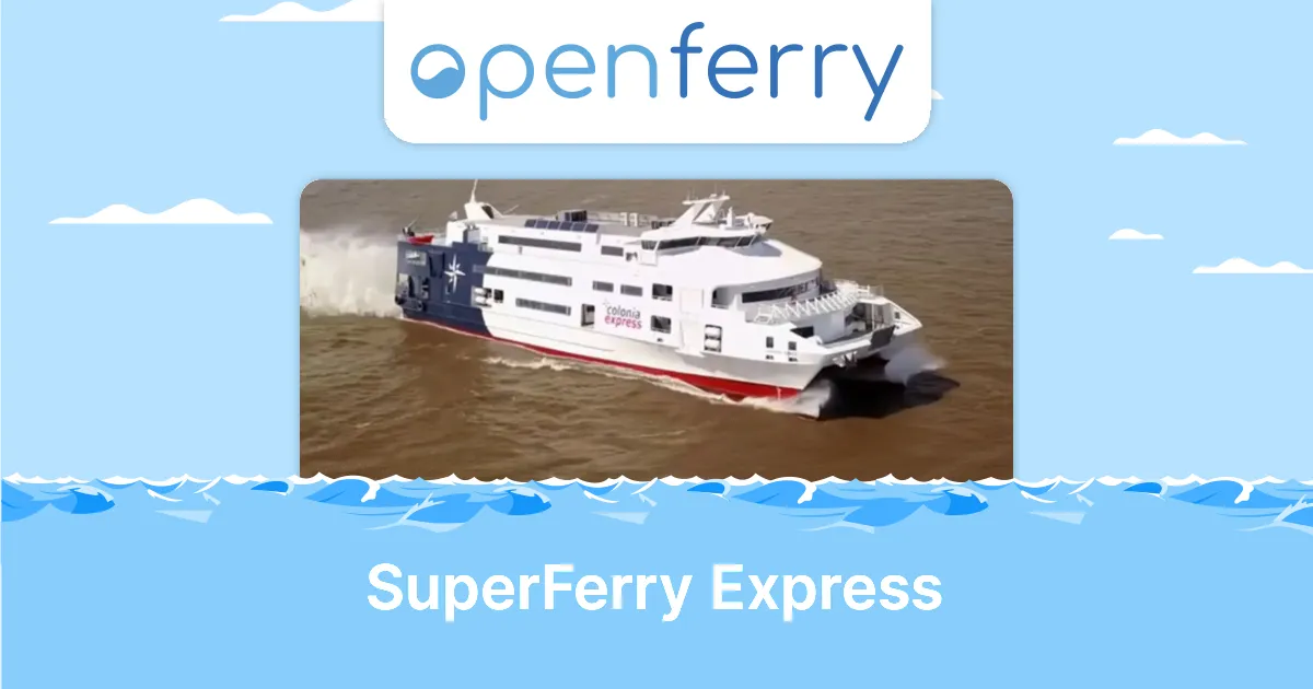 SuperFerry Express Live Tracking, Information & Tickets | Colonia Express | Openferry