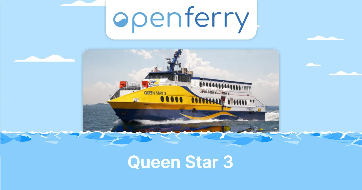 Queen Star 3 Live Tracking, Information & Tickets | Sindo Ferry | Openferry