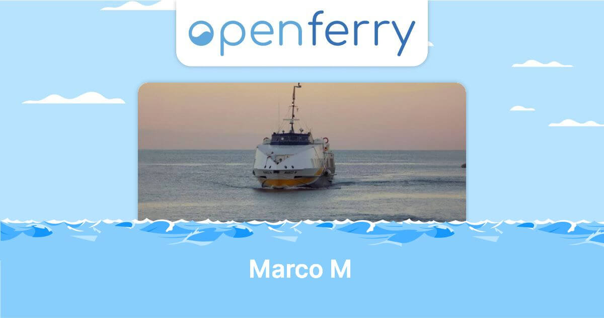 Marco M Live Tracking, Information & Tickets | Liberty Lines | Openferry