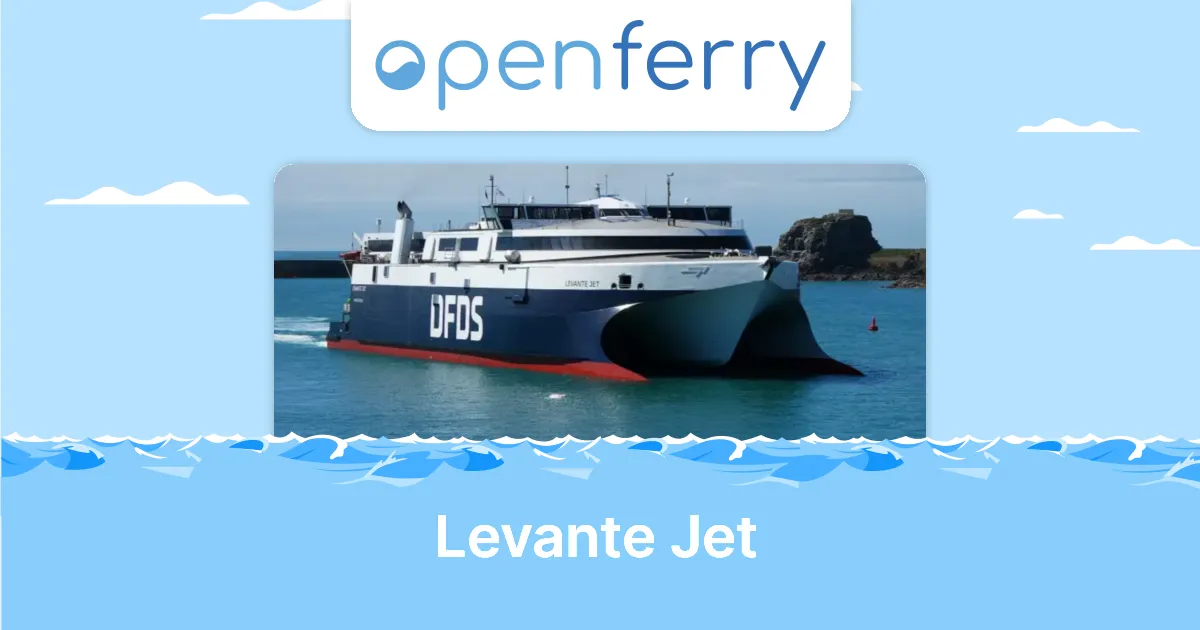 Levante Jet Live Tracking, Information & Tickets | DFDS Seaways | Openferry