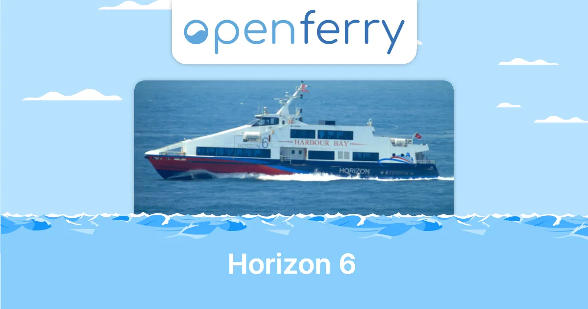 Horizon 6 Live Tracking, Information & Tickets | Horizon Fast Ferry ...