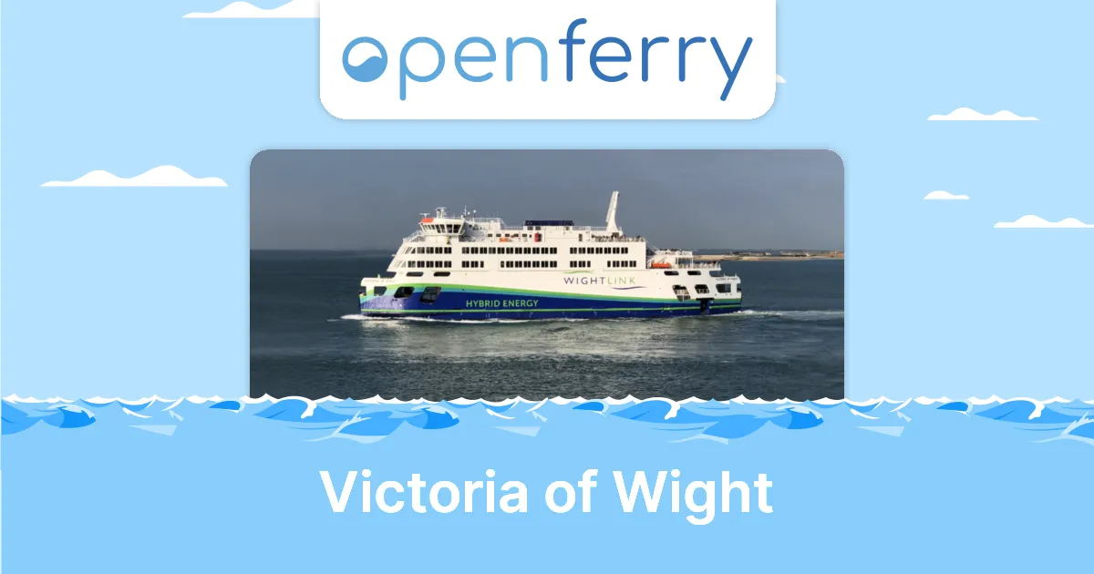 Victoria of Wight Live Tracking, Information & Tickets | Wightlink ...