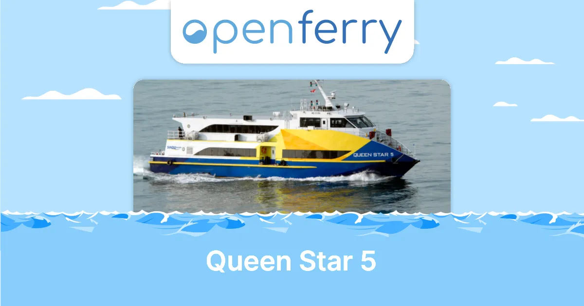 Queen Star 5 Live Tracking, Information & Tickets | Sindo Ferry | Openferry
