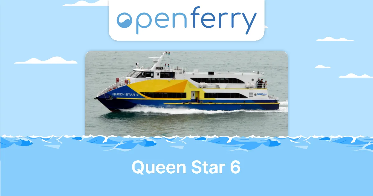 Queen Star 6 Live Tracking, Information & Tickets | Sindo Ferry | Openferry