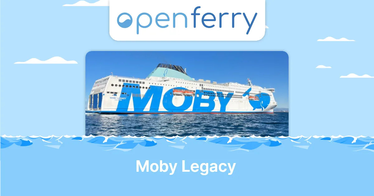 Monitoraggio in tempo reale della nave Moby Legacy, informazioni e biglietti | Moby Lines ...