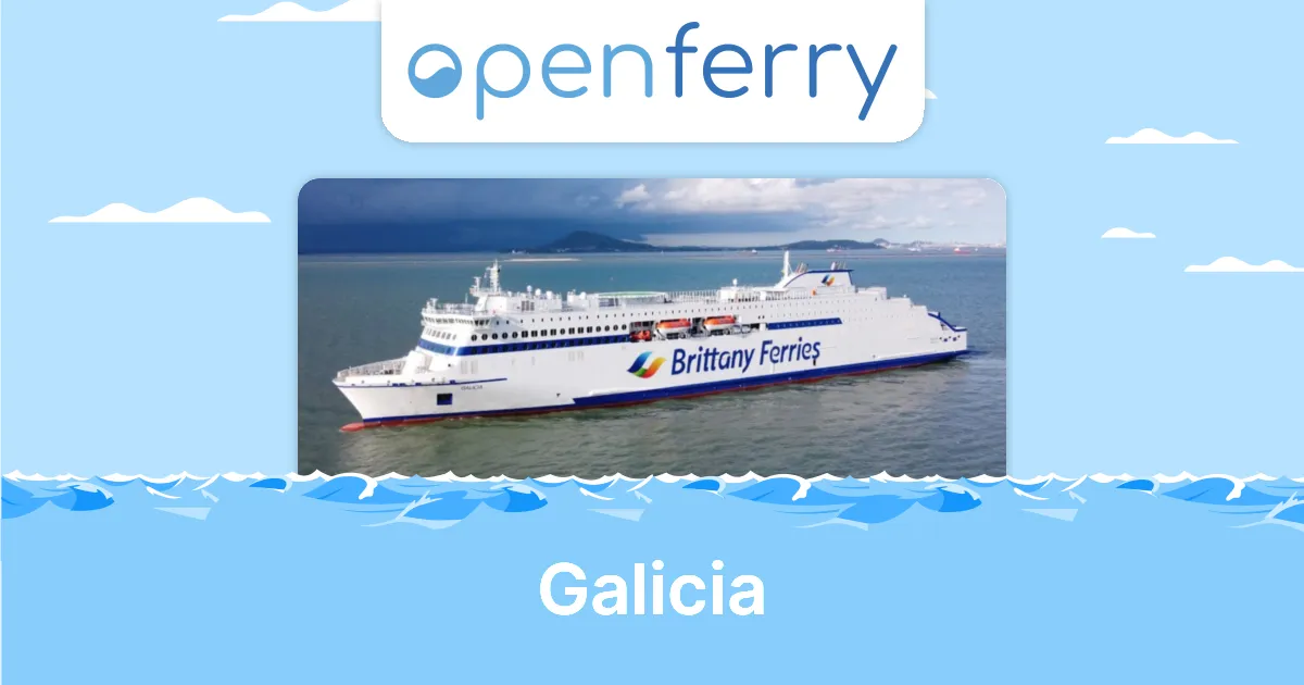 Galicia Live Tracking, Information & Tickets | Brittany Ferries | Openferry