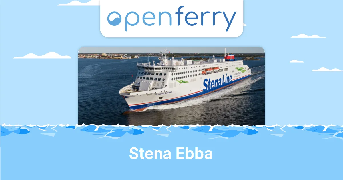 Stena Ebba Live Tracking, Information & Tickets | Stena Line | Openferry