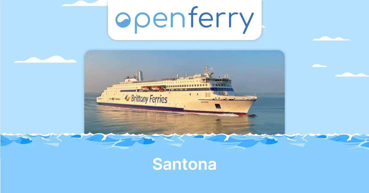 Santona Live Tracking, Information & Tickets | Brittany Ferries | Openferry