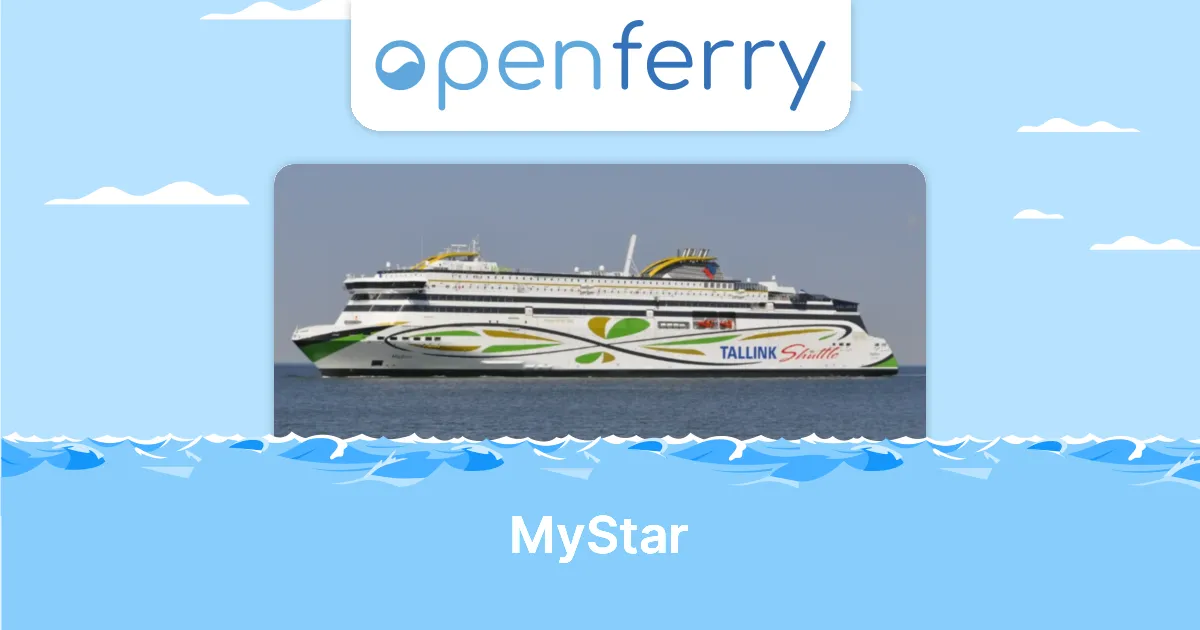 MyStar Live Tracking, Information & Tickets | Tallink Silja | Openferry