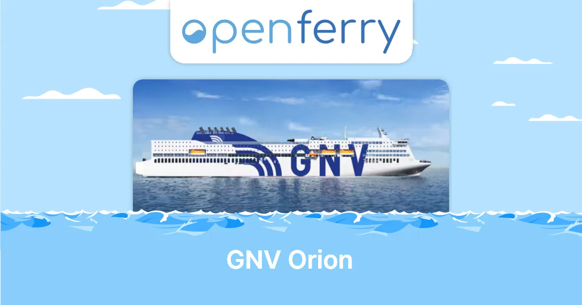 GNV Orion Live Tracking, Information & Tickets | Grandi Navi Veloci ...